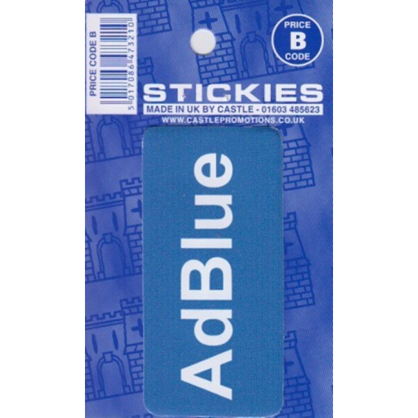 ADBLUE STICKER - Car Smart