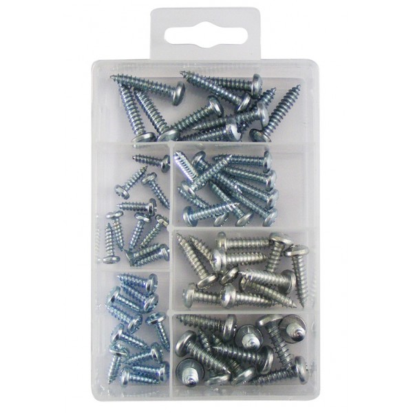 Self Tapping Screw - Assorted - Pack of 60 - Car Smart