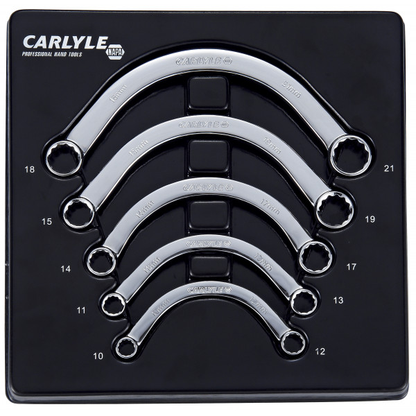 Spanner Set - Half Moon - Metric - 5 Piece - Car Smart
