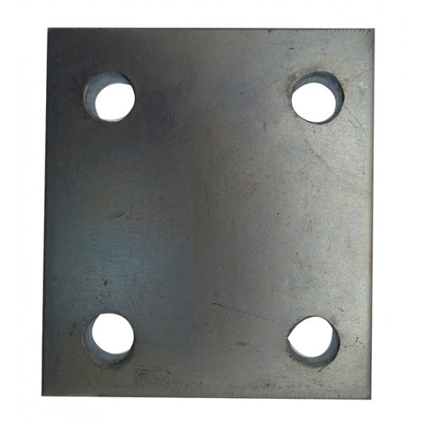 Drop Plate - 4 Hole - Zinc Plated - 3in. - Car Smart
